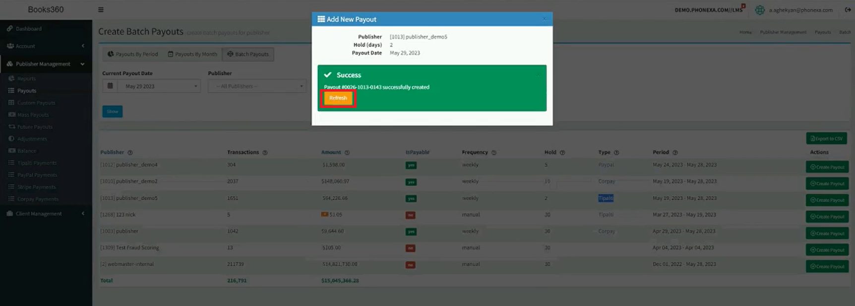Payments Workflow – Tipalti