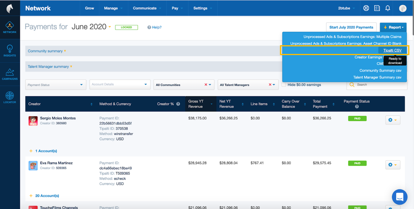 Make Payments – Tipalti