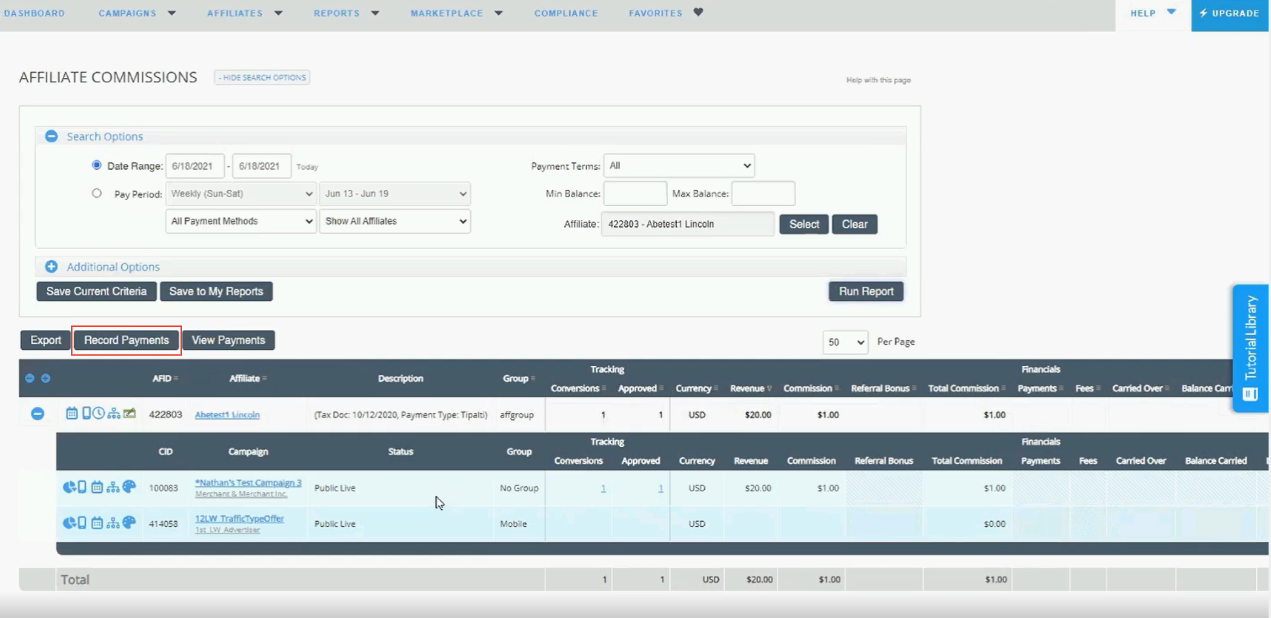 Payments Workflow – Tipalti