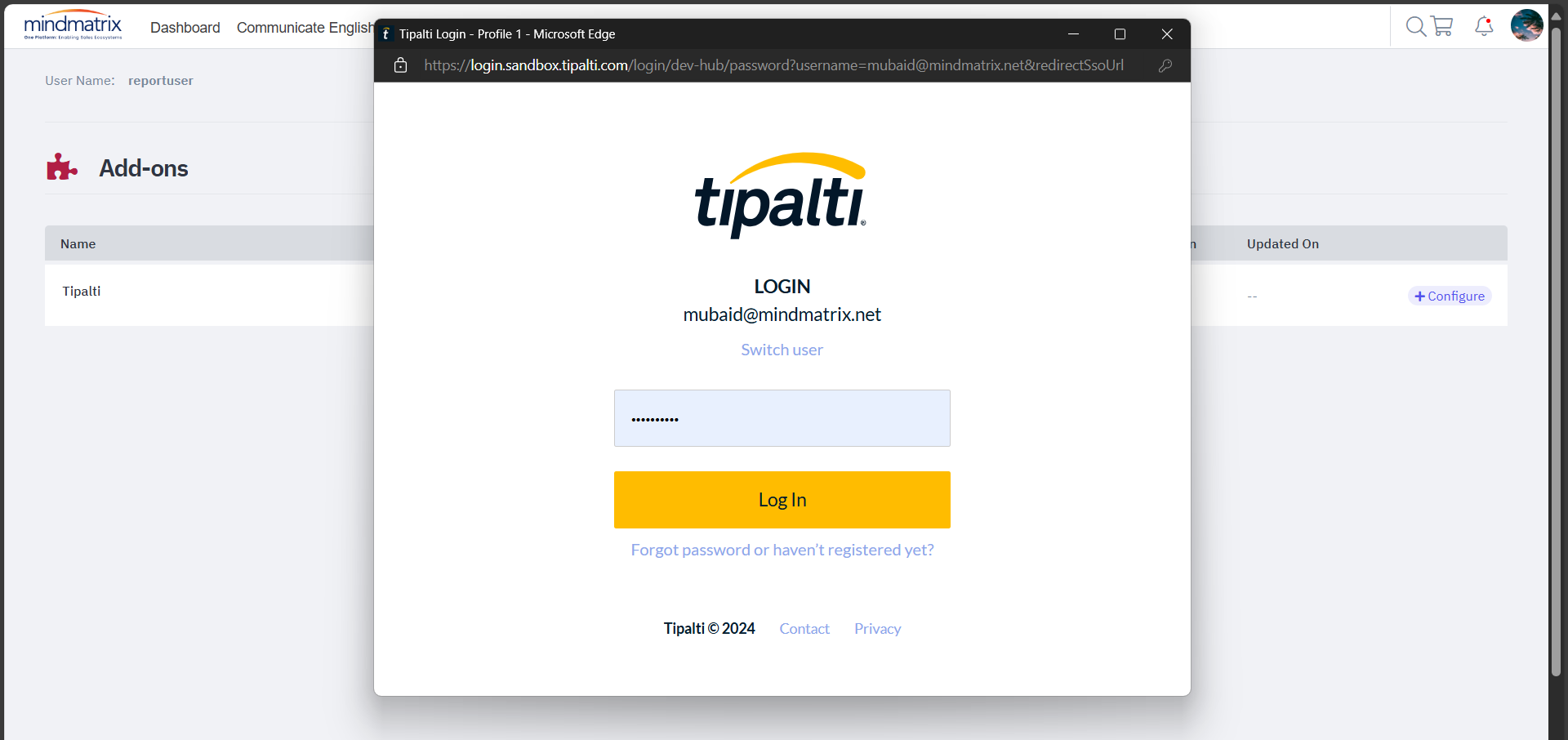 Setup – Tipalti