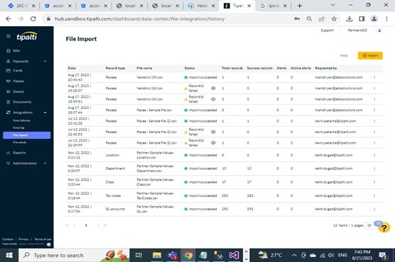 Payee Workflow – Tipalti